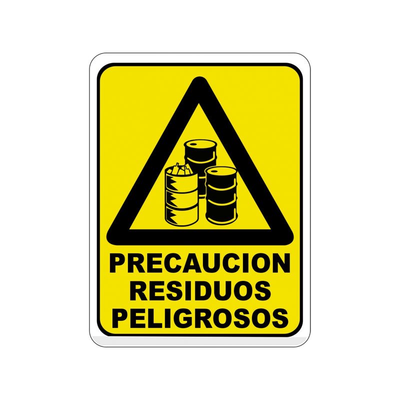 Precaución Residuos Peligrosos Lum Fábrica De Señalética Apizaco